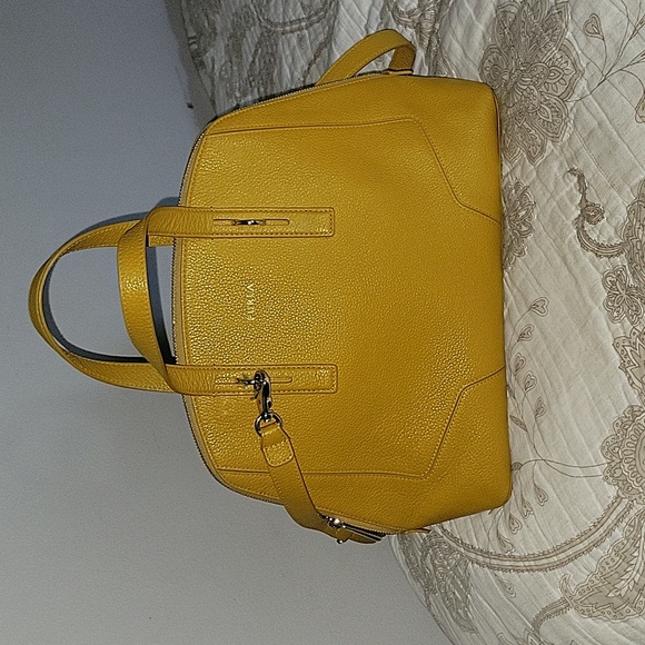 Furla | Bags | Furla Perla Satchel Ber9 Vmt Leather Girasole Shoulder ...